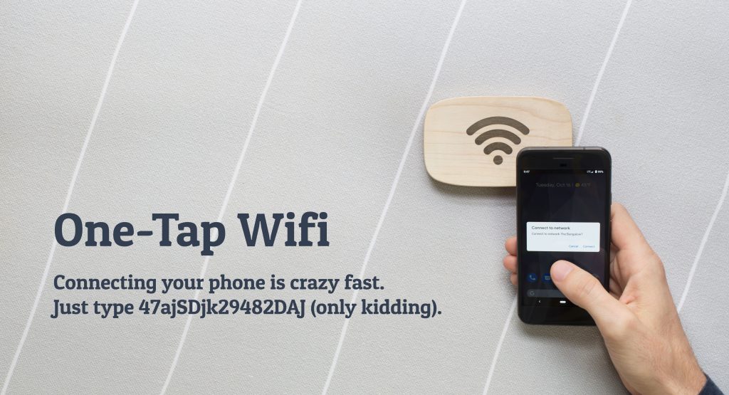 NFC-enabled wooden puck connects you securely to Wi-Fi with a tap - Wi ...