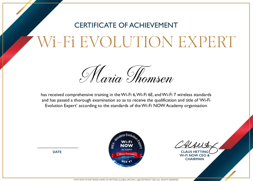 Wi-Fi Evolution Expert - Wi-Fi NOW Global Wi-Fi Evolution Expert - Wi-Fi NOW Global